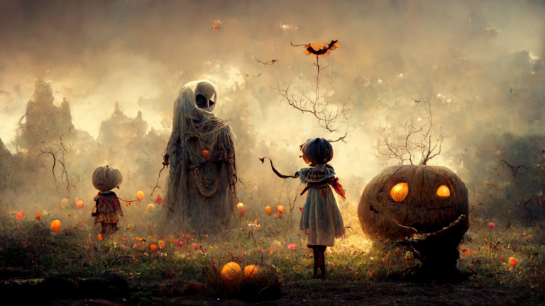 Halloweenowe tapety na laptopa 2k 1920x1080 pikseli