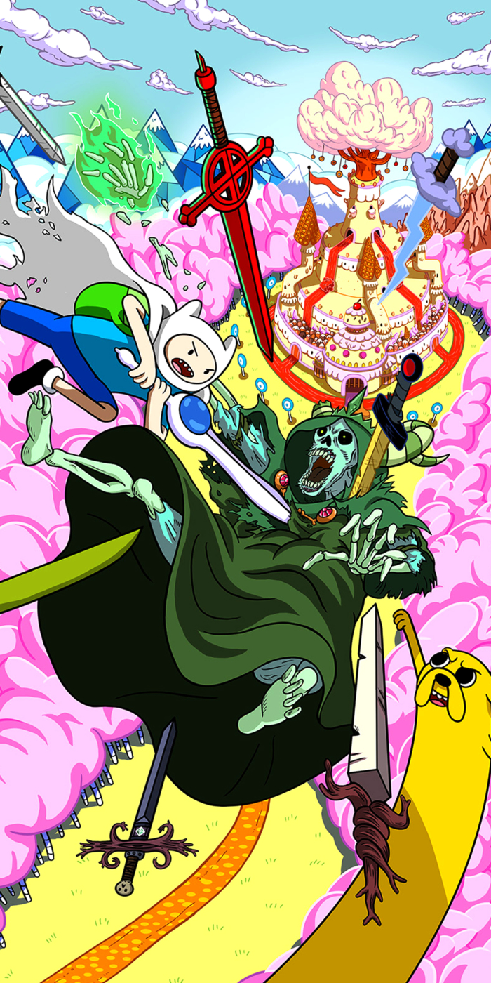 Fondos de pantalla celular Adventure Time 2k, 4k gratis