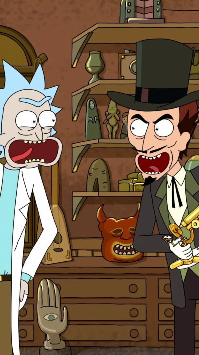 Rick e Morty sfondi cellulare 2k, 4k gratis