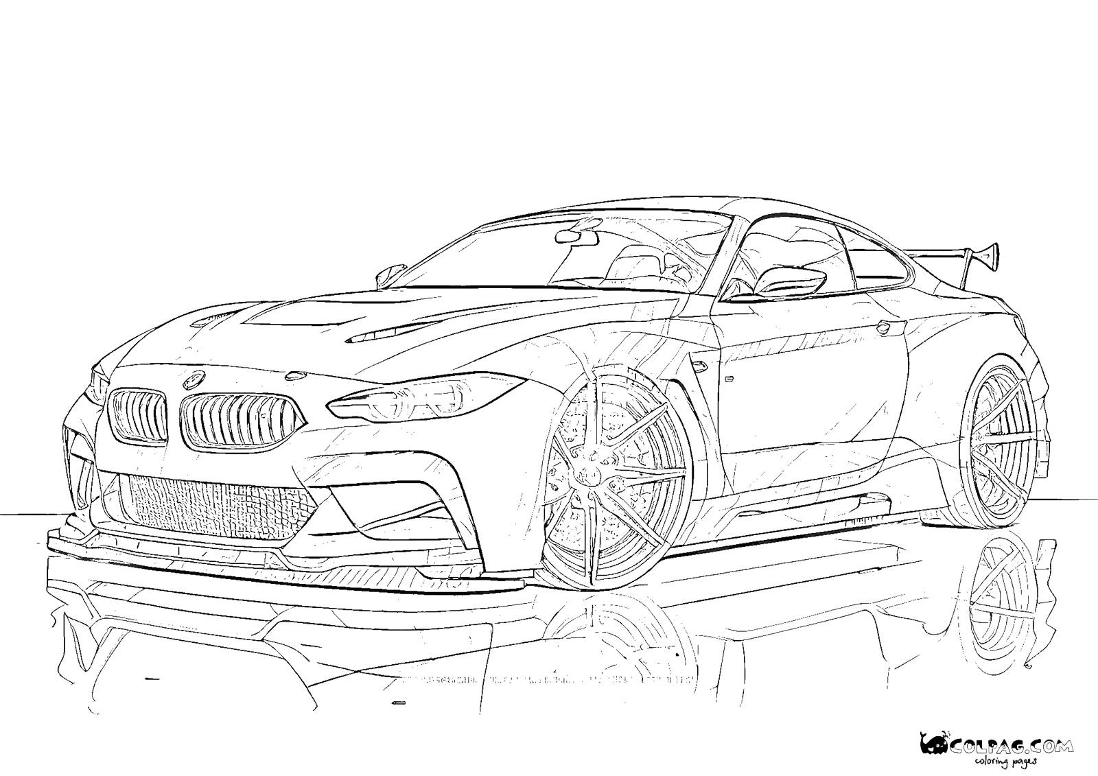 BMW Printable Coloring Pages BMW Printable Coloring Pages