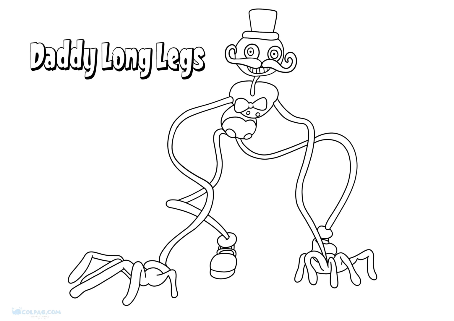Mommy Long Legs Coloring Pages