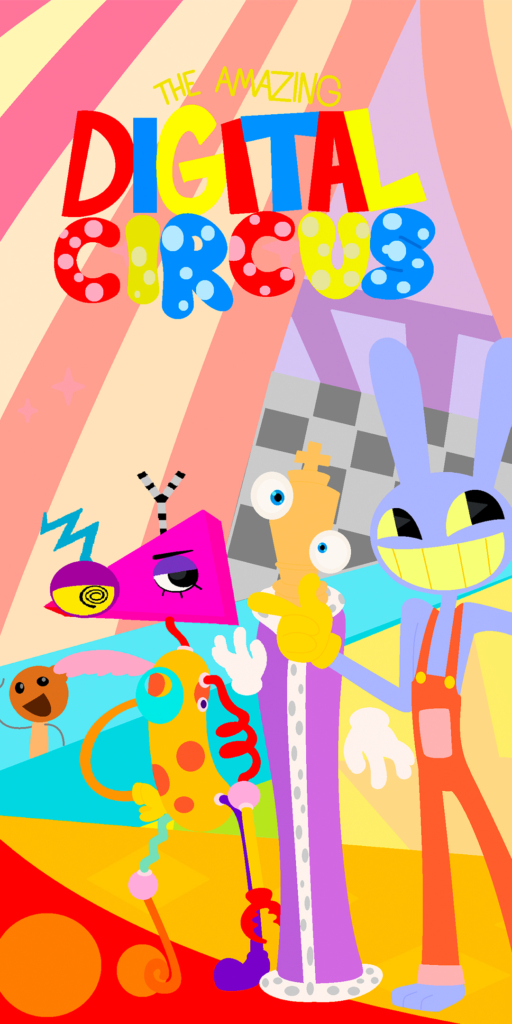 Die erstaunlichen digitalen Zirkus Handy-Hintergrundbilder