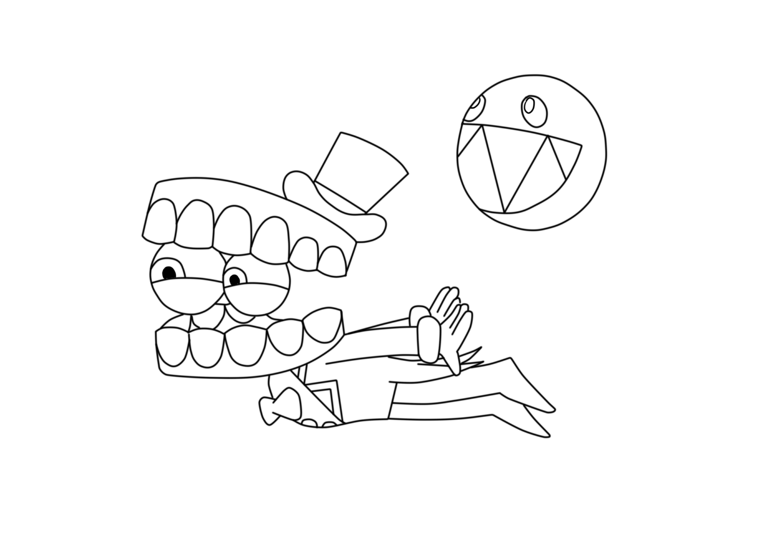 The Amazing Digital Circus Coloring Pages