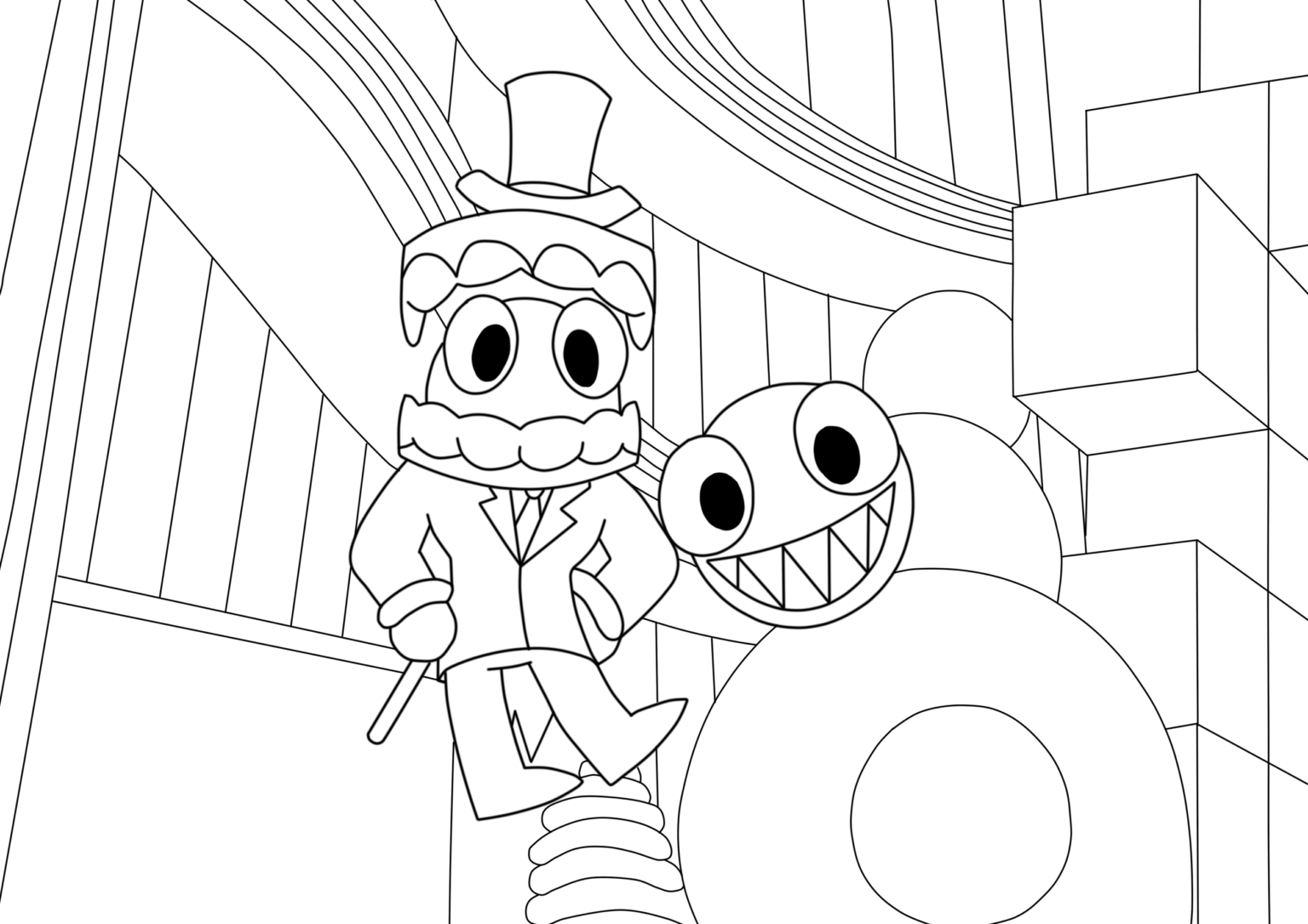 The Amazing Digital Circus Coloring Pages