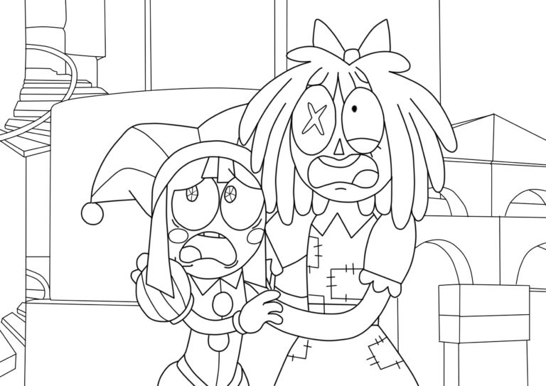 The Amazing Digital Circus Coloring Pages