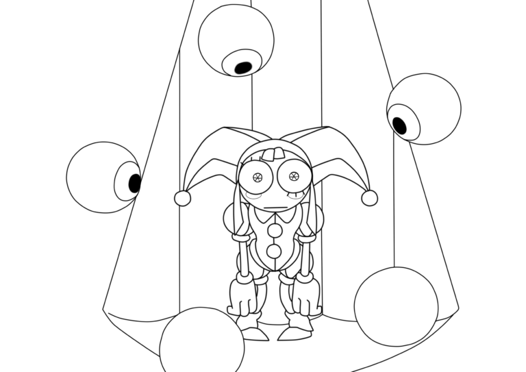 The Amazing Digital Circus Coloring Pages