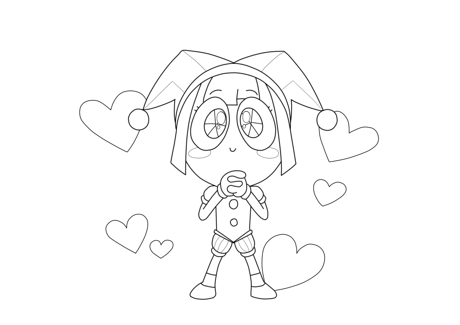 The Amazing Digital Circus Coloring Pages