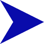 Setas azuis PNG em fundo transparente gratuitamente