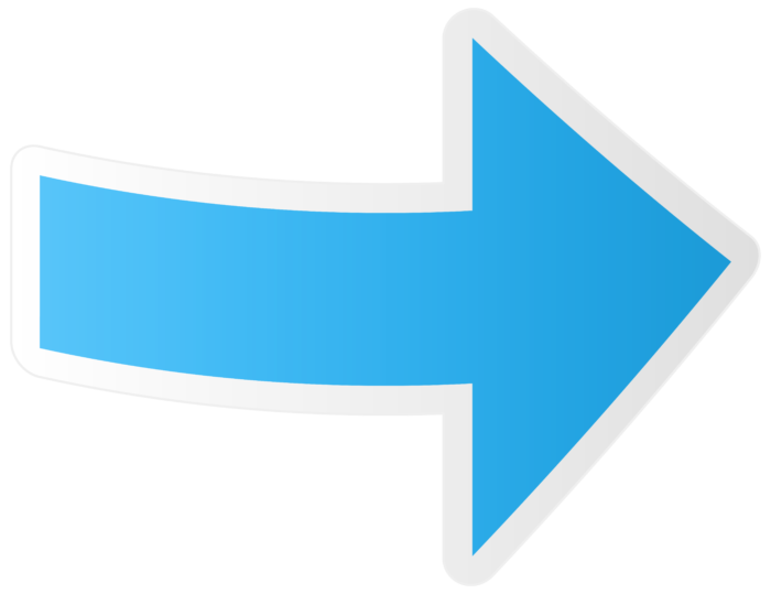 Blaue PNG-Pfeile auf transparentem Hintergrund kostenlos