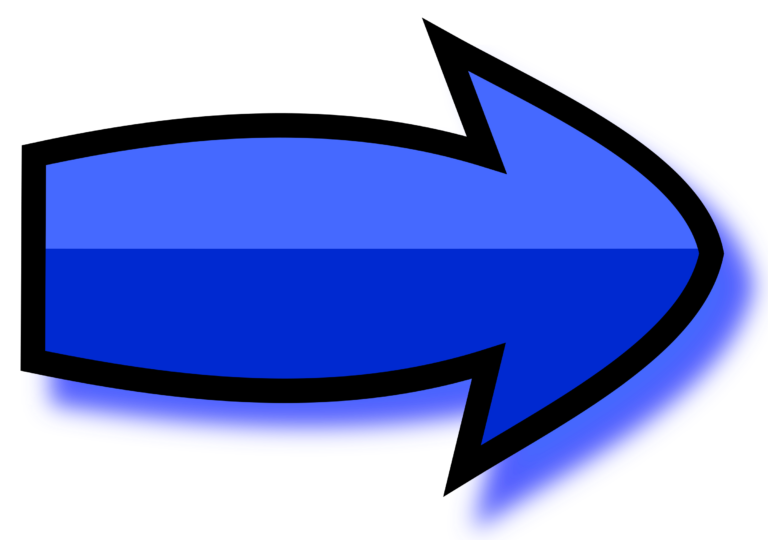 Blaue PNG-Pfeile auf transparentem Hintergrund kostenlos