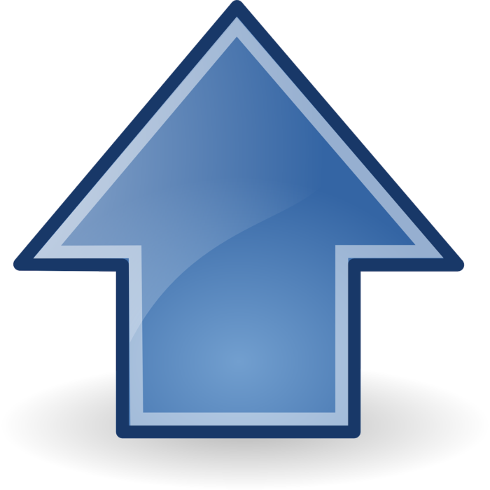 Blue PNG Arrows on Transparent Background for Free