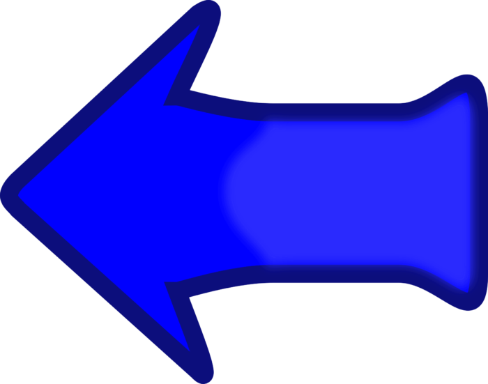 Flechas azules PNG en fondo transparente y alta resolución gratis