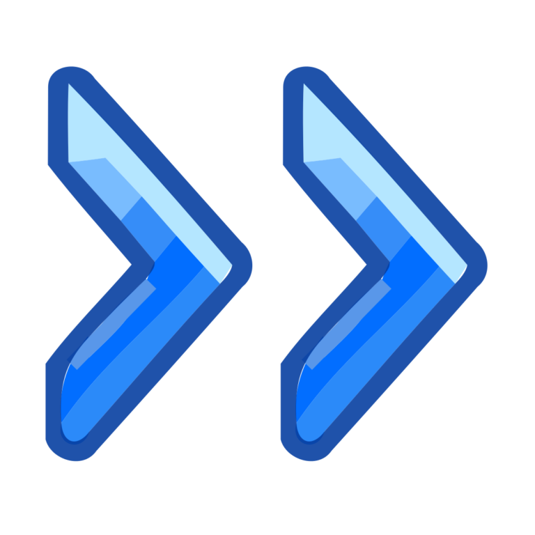 Flechas azules PNG en fondo transparente y alta resolución gratis