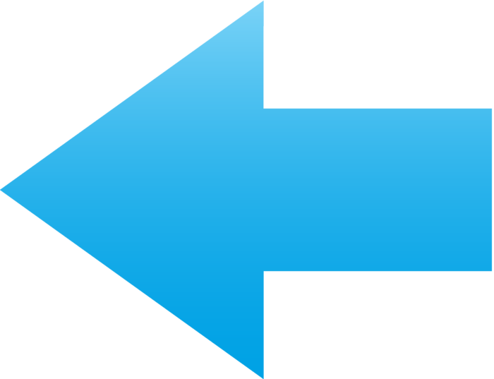 Blaue PNG-Pfeile auf transparentem Hintergrund kostenlos