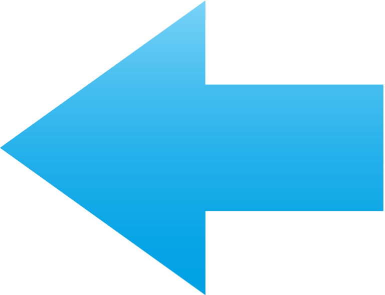 Flechas azules PNG en fondo transparente y alta resolución gratis