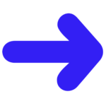 Setas azuis PNG em fundo transparente gratuitamente