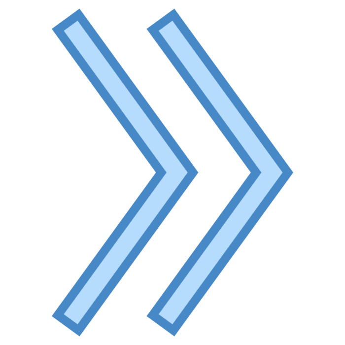 Setas azuis PNG em fundo transparente gratuitamente