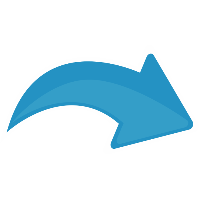 Setas azuis PNG em fundo transparente gratuitamente