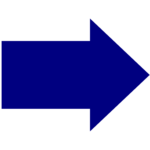 Setas azuis PNG em fundo transparente gratuitamente