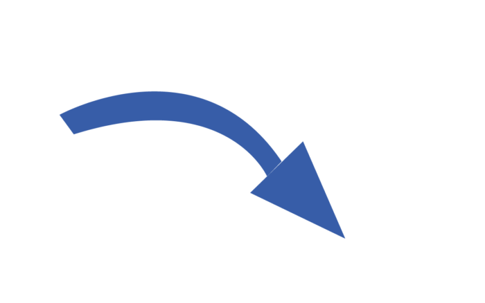 Blue PNG Arrows on Transparent Background for Free