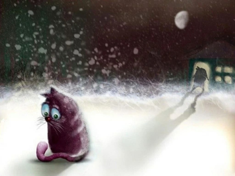 Imágenes de gatos tristes. Fotos, imágenes prediseñadas